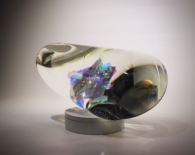 Artist Toland Sand glass sculptures for sale at Westbrook Modern